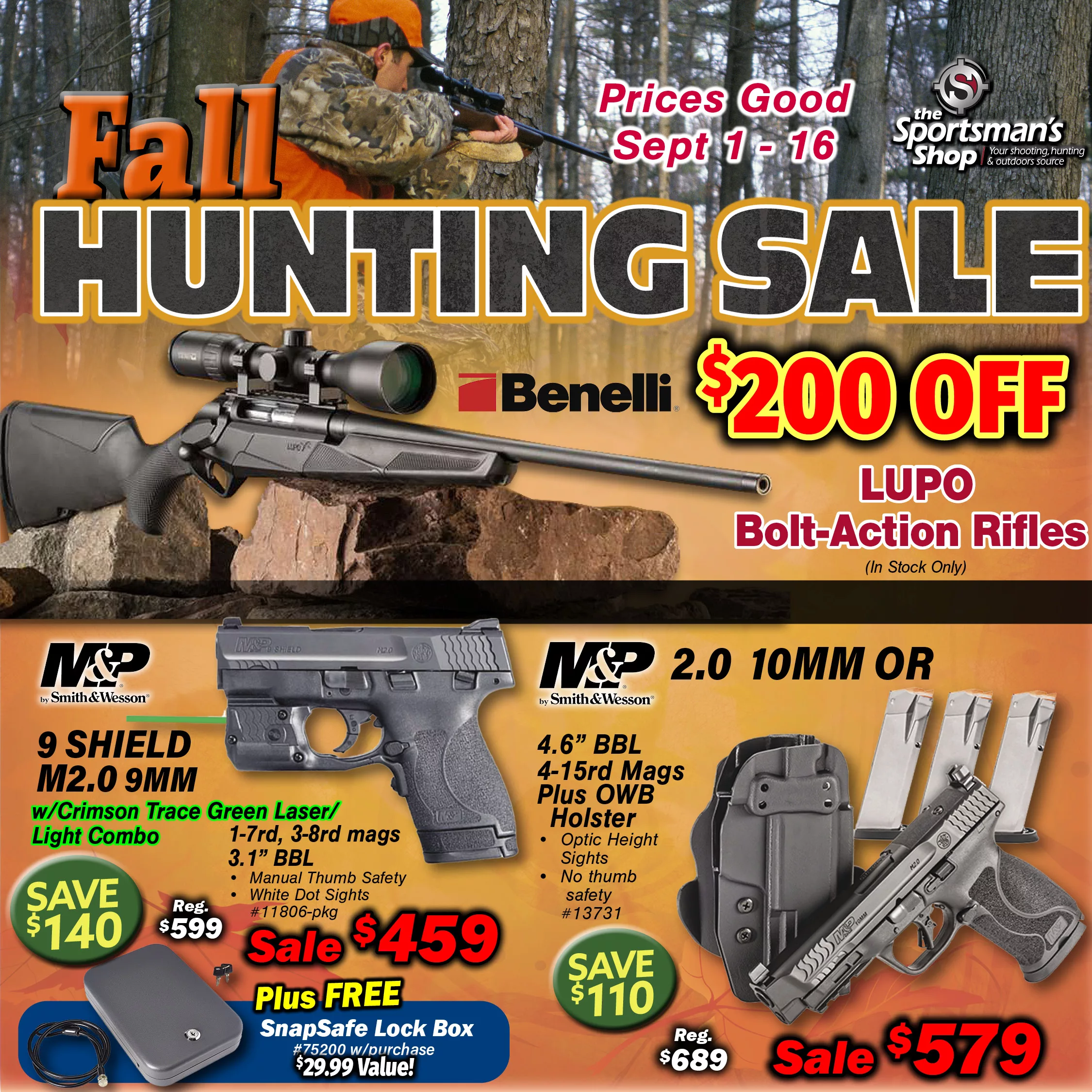 Sales & Promotions - The Sportsman's Shop