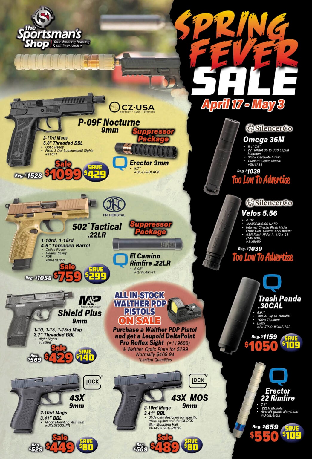 Spring Fever Sale - The Sportsman's Shop